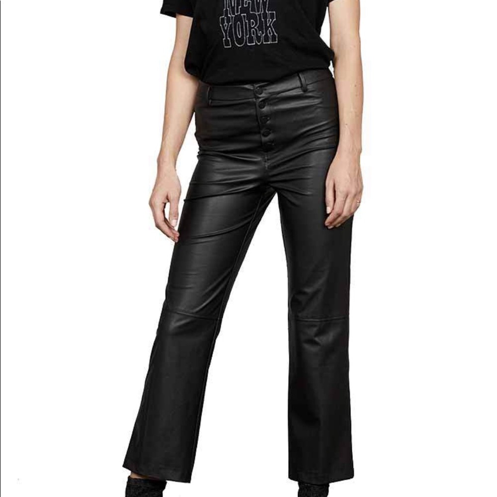 David Lerner Leather Pants - Gem